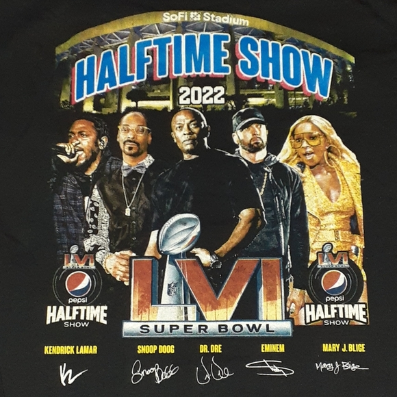 Shirts | New Super Bowl 222 Pepsi Halftime Show Shirt Rap Hip Hop Tee ...